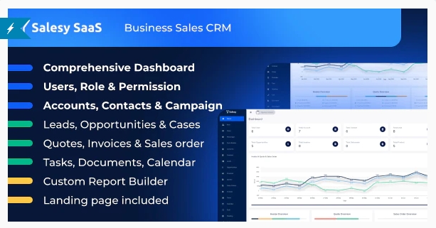 Salesy SaaS v7.3 – CRM 商业客户关系管理PHP源码下载_芒果运营