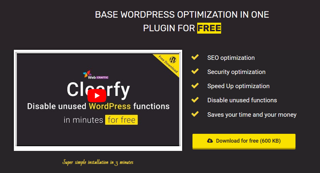 Webcraftic Clearfy v2.1.2 Business Pack 1.4.4 网站优化插件下载_芒果运营