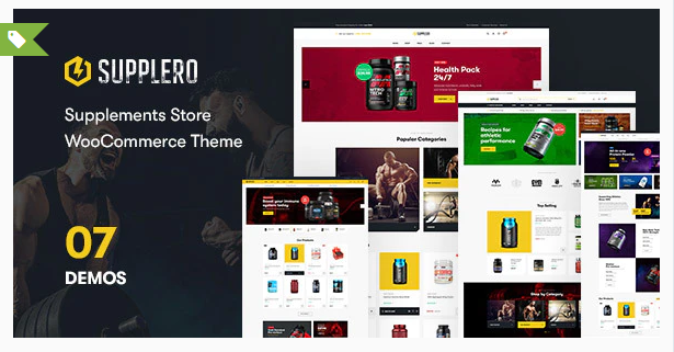 Supplero Nulled v1.6.3 – 健身功能补给商店 WooCommerce 主题下载_芒果运营
