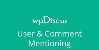 WpDiscuz User & Comment Mentioning v7.2.1 插件下载_芒果运营