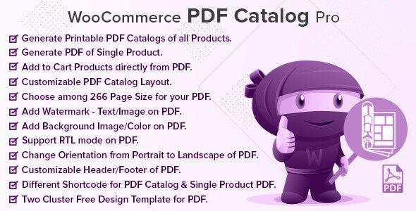 WooCommerce PDF Catalog Pro v2.3.0 pdf产品目录插件下载_芒果运营