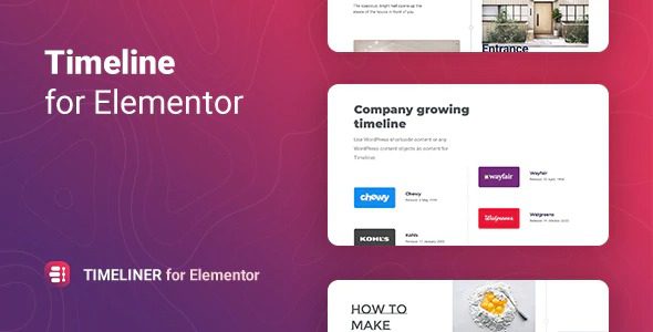 Timeliner – Timeline for Elementor v1.0.4 时间轴发展历史插件下载_芒果运营