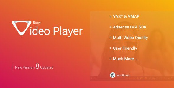 Easy Video Player WordPress Plugin v9.2 响应式视频播放器插件下载_芒果运营 Easy Video Player WordPress Plugin v9.2 响应式视频播放器插件下载_芒果运营