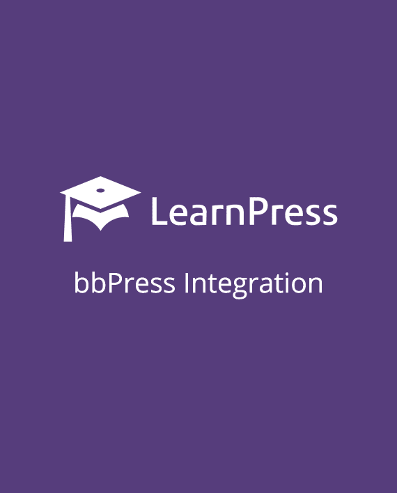 [破解版/Nulled]LearnPress – bbPress Integration免费下载，已激活WordPress插件_芒果运营