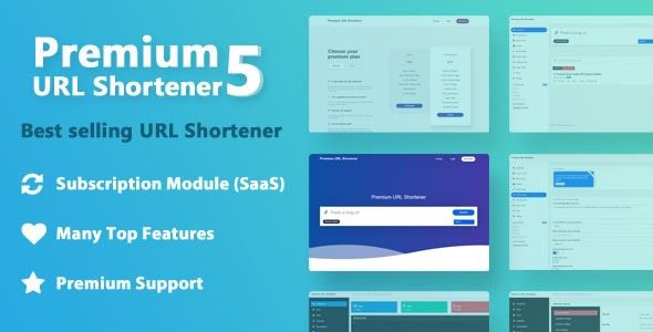 Link Shortening Script (URL) v7.5.1 + SaaS Theme for Premium URL ...