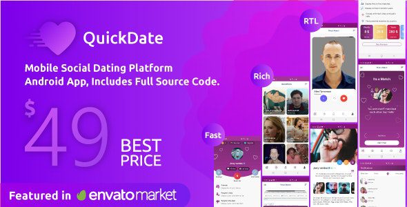 QuickDate Android v3.3 – 移动社交交友平台应用程序app源码下载_芒果运营