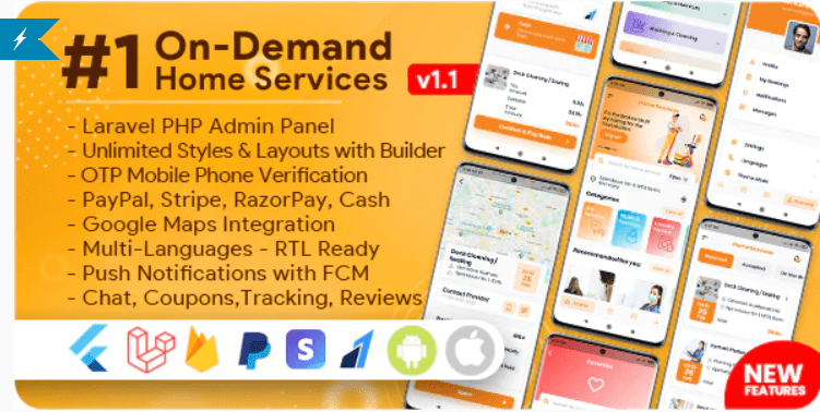 Service Provider App for On-Demand Home Services Complete Solution v.3.0.0 用于按需家庭服务完整解决方案的服务提供商 ...