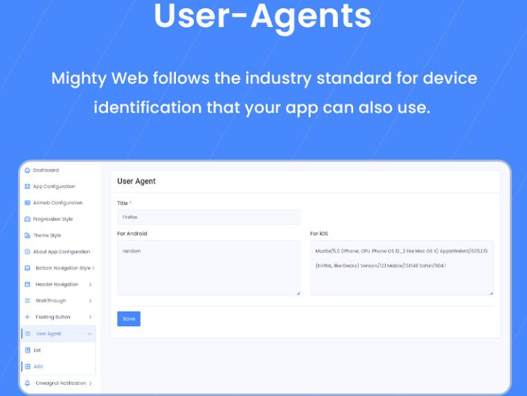 Mightyweb Flutter Webview V210 将您的网站转换为应用程序app 管理面板源码下载芒果运营