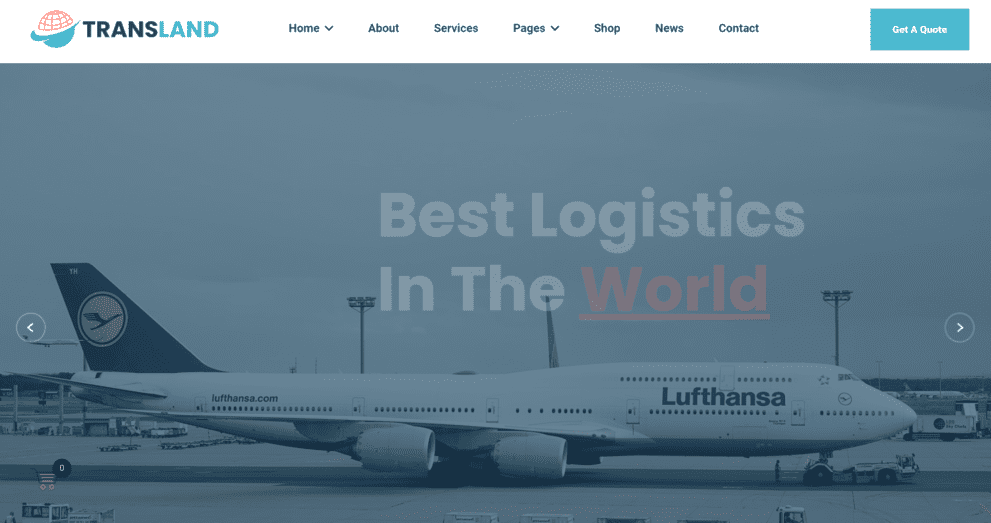 Transland v.2.3.0 运输与物流 WordPress 主题下载_芒果运营