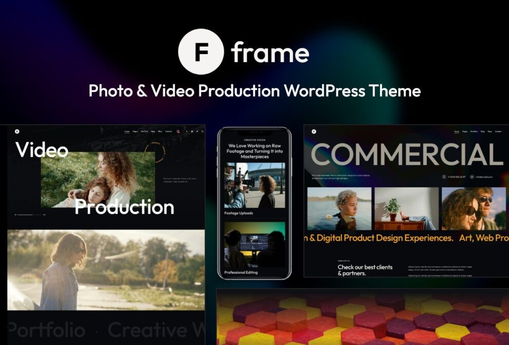 Frame v2.4.0 照片和视频制作 WordPress 主题下载_芒果运营