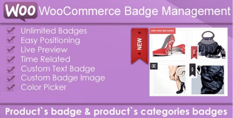 WooCommerce Products Badge Management v5.1 徽章角标插件下载_芒果运营