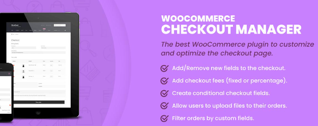 Checkout Manager for WooCommerce Premium v7.5.9 [QuadLayers] 结账页面管理自定义插件下载_芒果运营