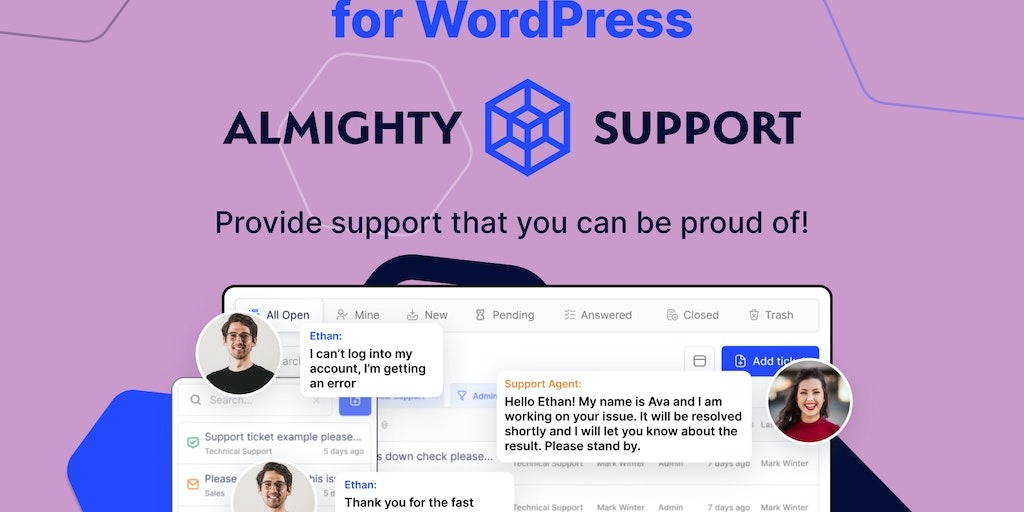 Almighty Support Pro v1.9.0 (Awedesk Pro) 工单系统插件插件下载_芒果运营