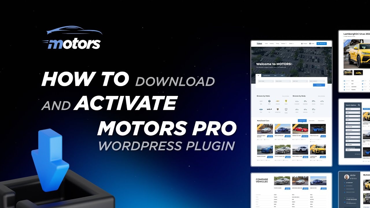 Motors Pro Plugin v1.2.21 汽车经销商、分类广告信息导航wordpress插件下载_芒果运营